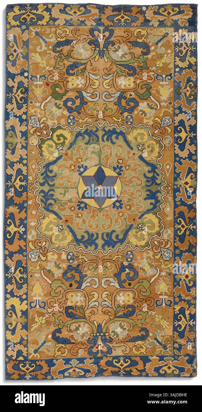 The Arraiolos needlework rug, originating from Portugal in the 18th ...