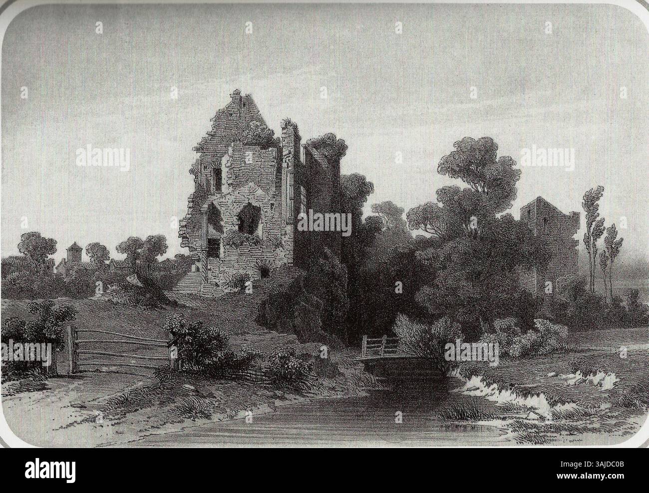 This engraving by Thomas Drake, created between 1856 and 1860, depicts ...