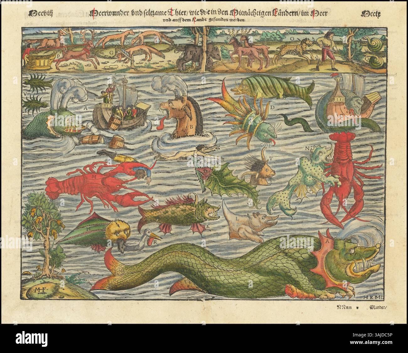 Mythical sea creatures hi-res stock photography and images - Alamy