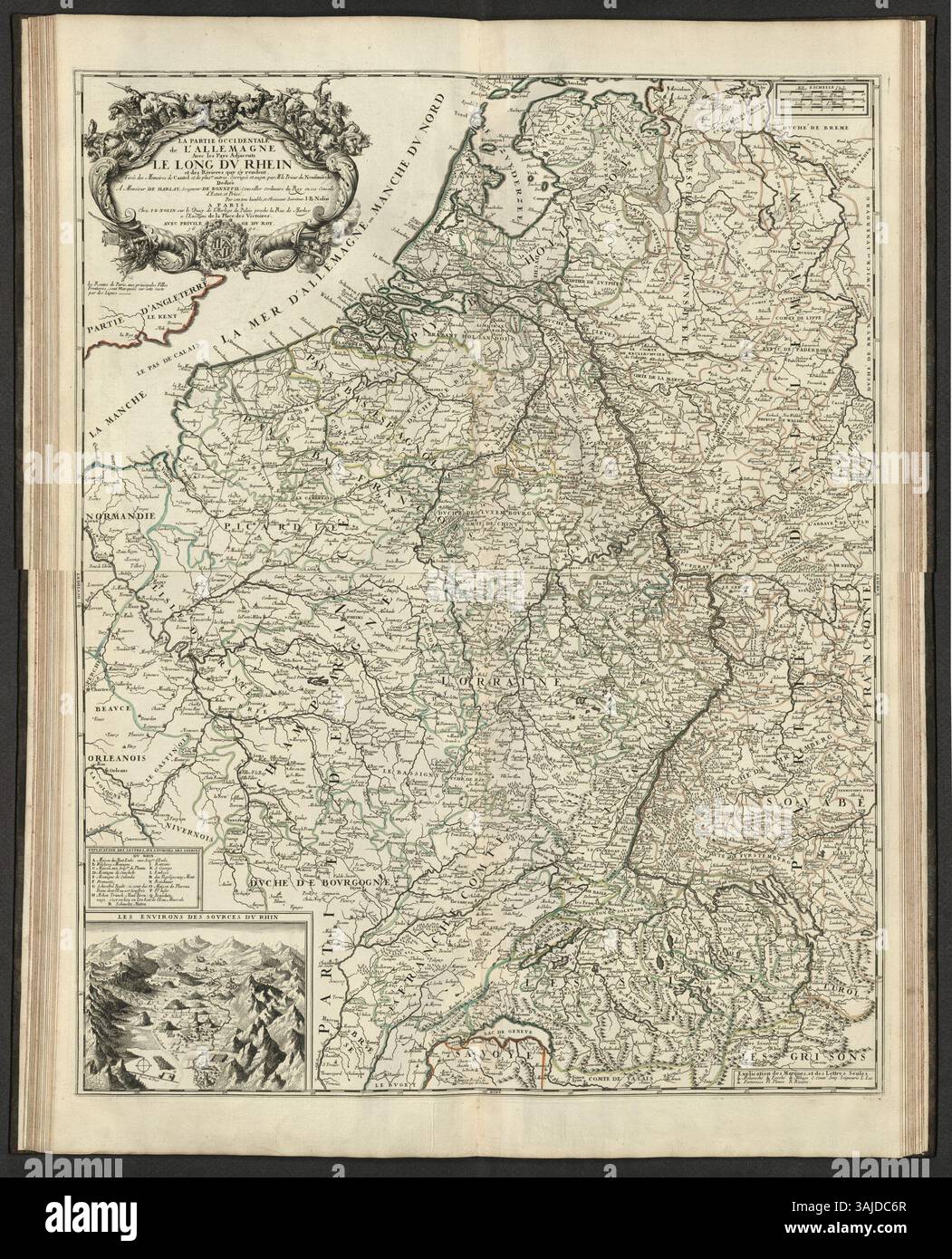 This 1693 map by Jean-Baptiste Nolin portrays the political and ...