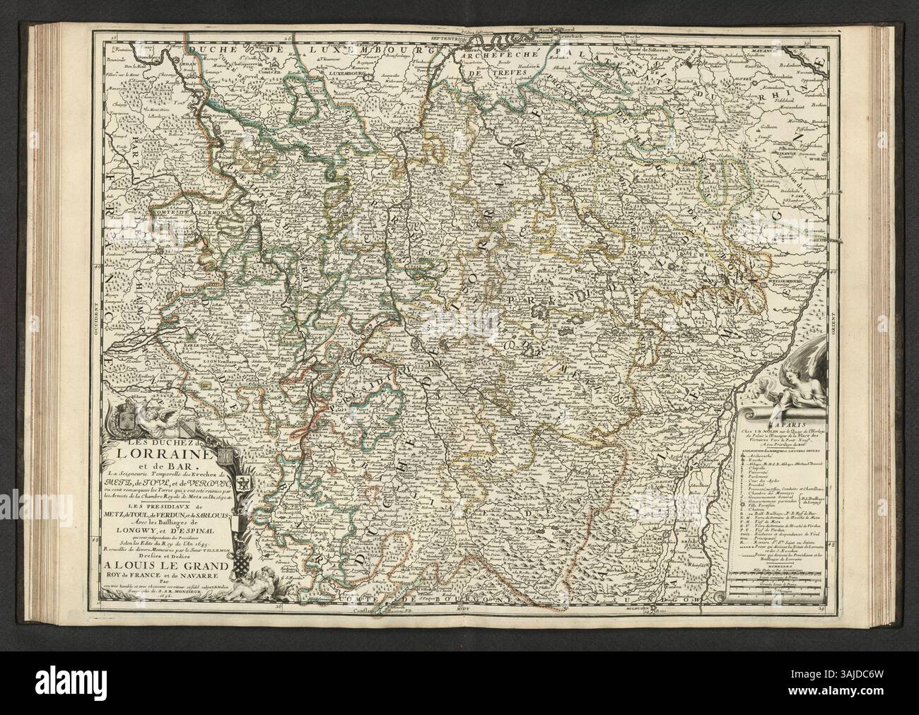 Jean-Baptiste Nolin's 1693 map offers a detailed view of the political ...