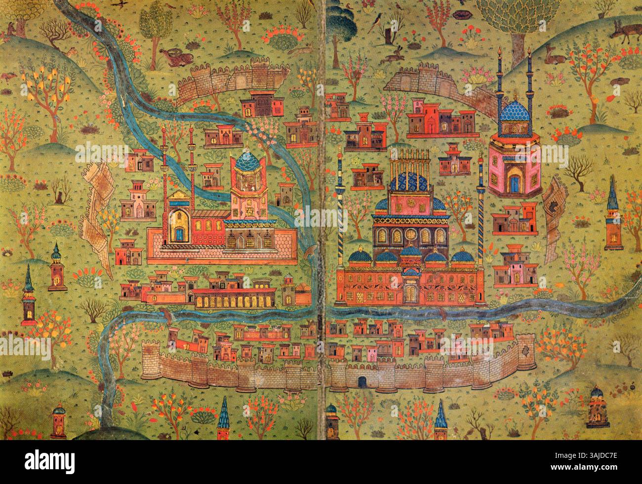 This map by Matrakçı Nasuh, created around 1550, provides a detailed ...