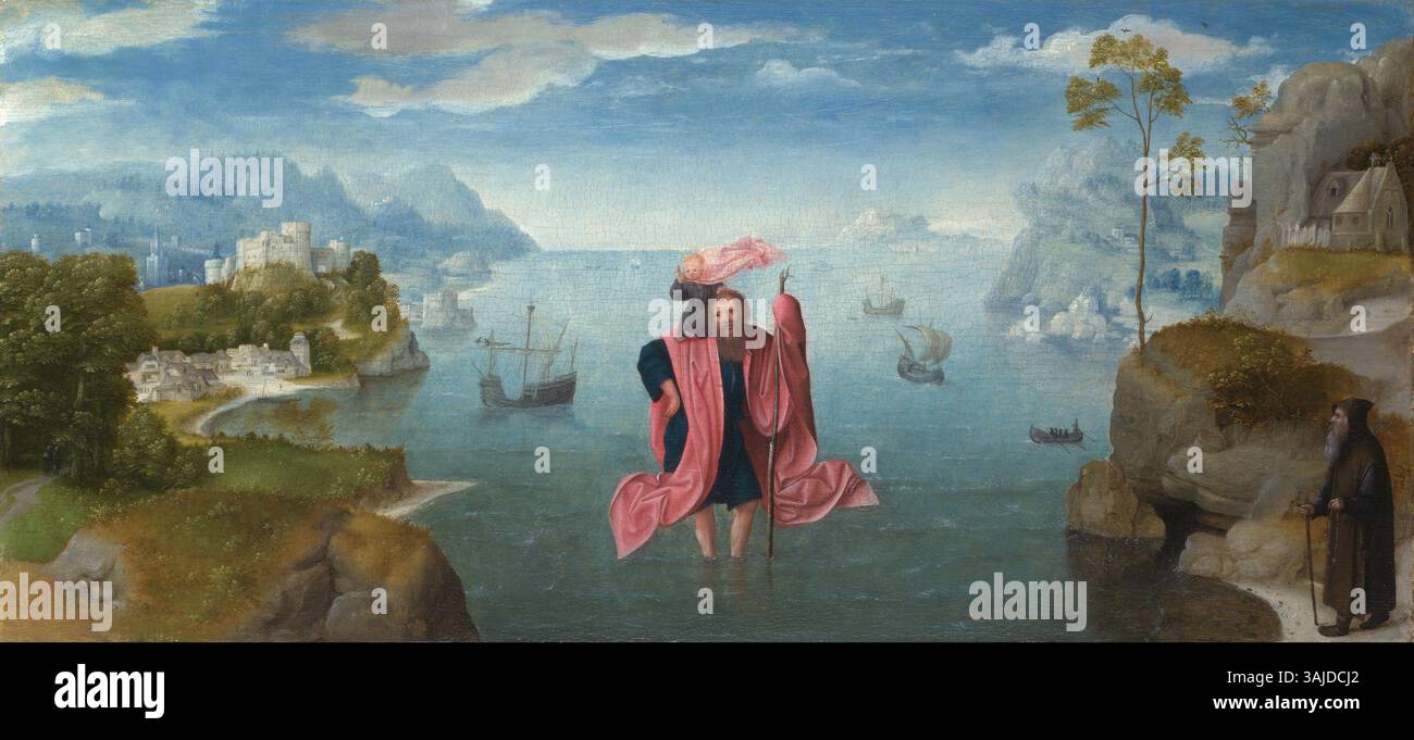 This painting, attributed to the Master of the Female Half-Lengths ...