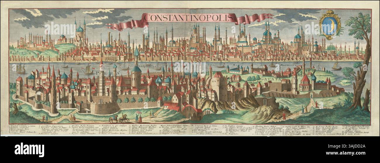 This 1730 engraving by Jeremias Wolff and Johann Friedrich Probst ...