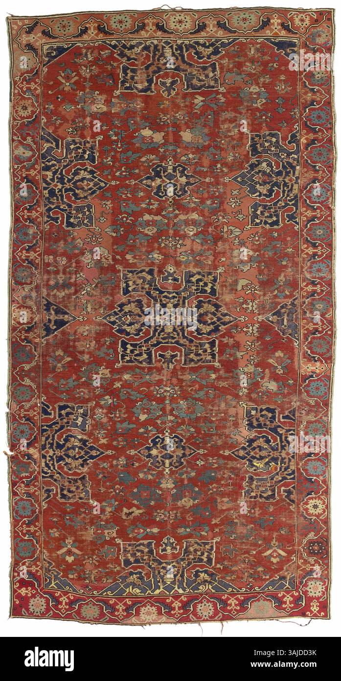 The *Star* carpet, a 17th-century Ottoman piece, features geometric ...