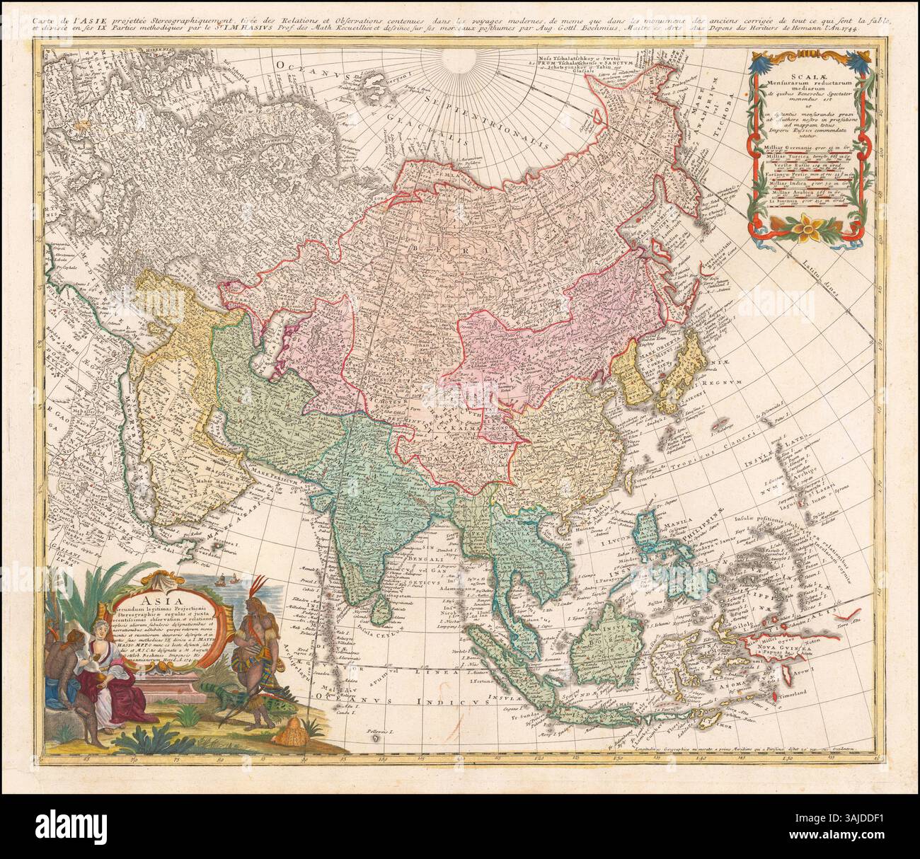 This 1744 map by Johann Matthias Hase provides a detailed depiction of ...