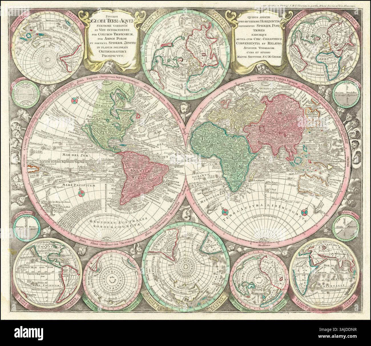 1730 world map hi-res stock photography and images - Alamy