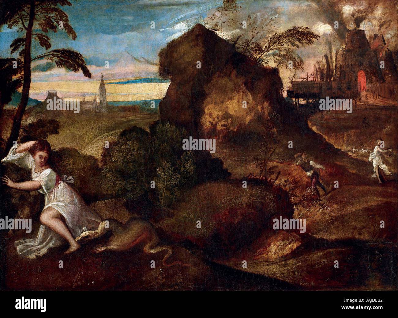 Titian’s 'Orfeo ed Euridice' is a mythological painting from the early ...