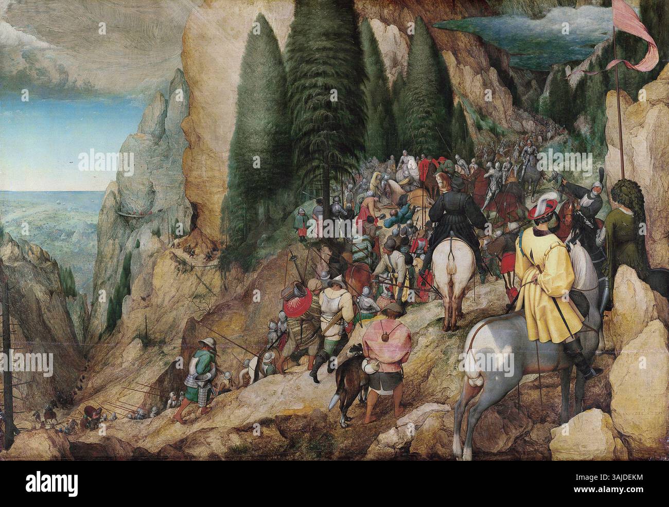 'The Conversion of Paul' (1567) by Pieter Bruegel the Elder is an oil ...