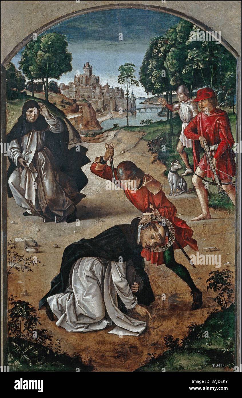 Pedro Berruguete’s painting 'The Death of Saint Peter Martyr' (1493 ...