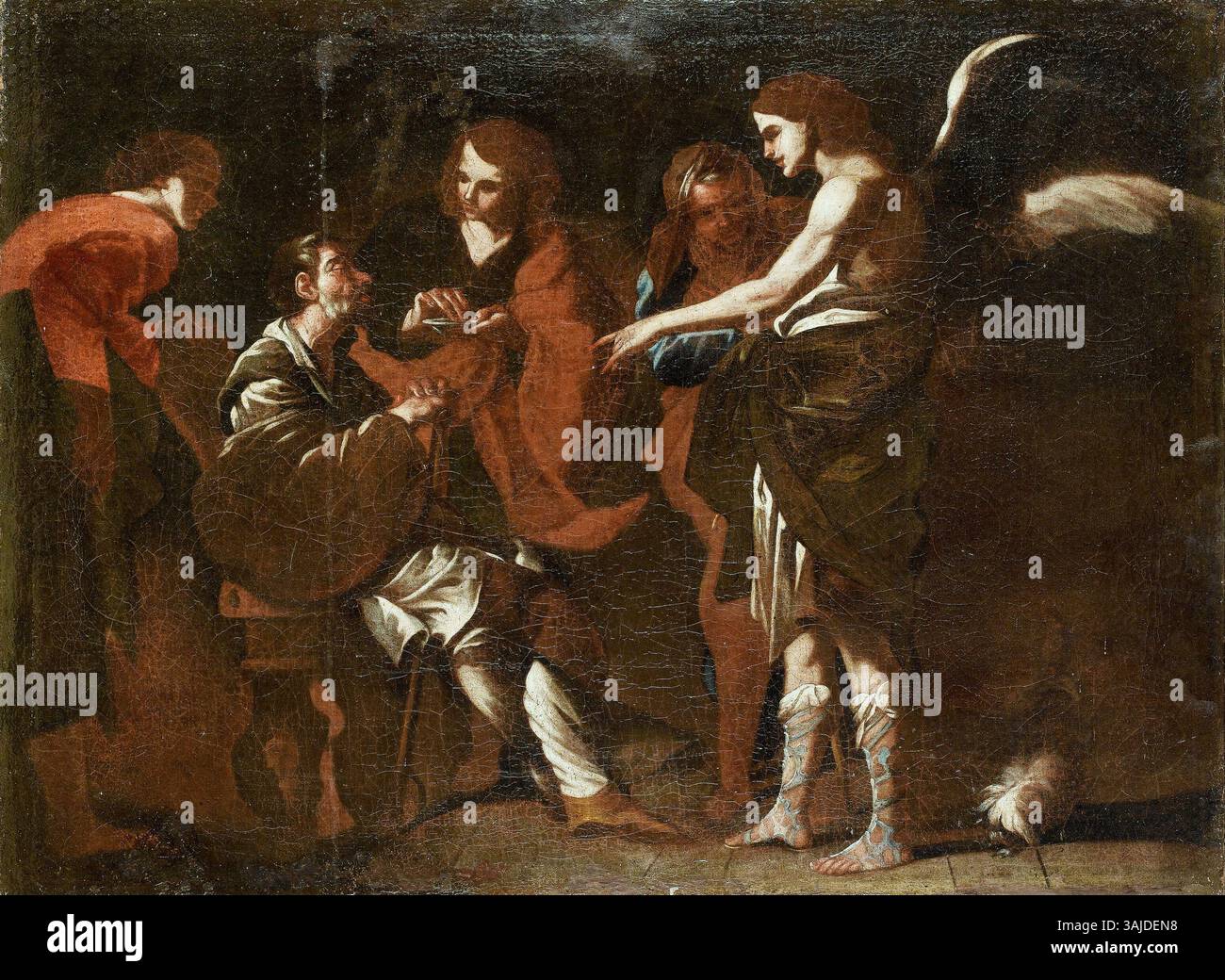 'The Healing of Tobit by Tobias' by Bernardo Cavallino (1616–1656) is ...