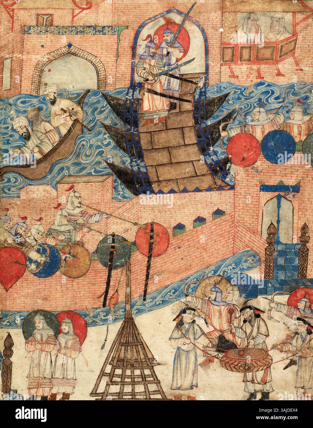 This image from the Diez Albums depicts a dramatic scene from the Fall ...