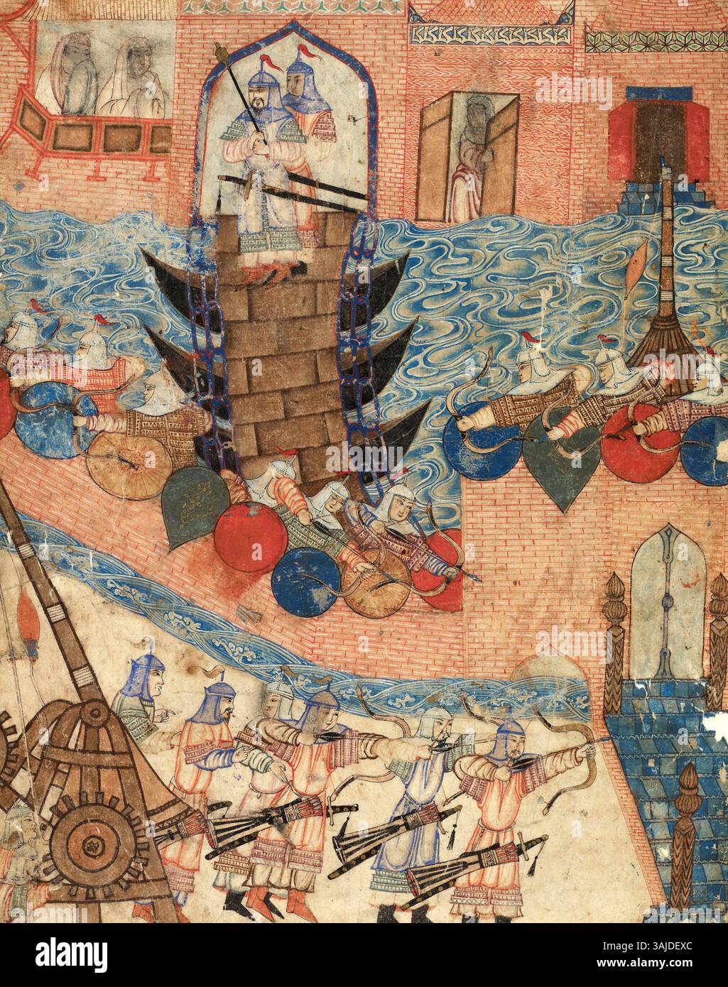 A detail from the Diez Albums depicting a key moment in the Fall of ...