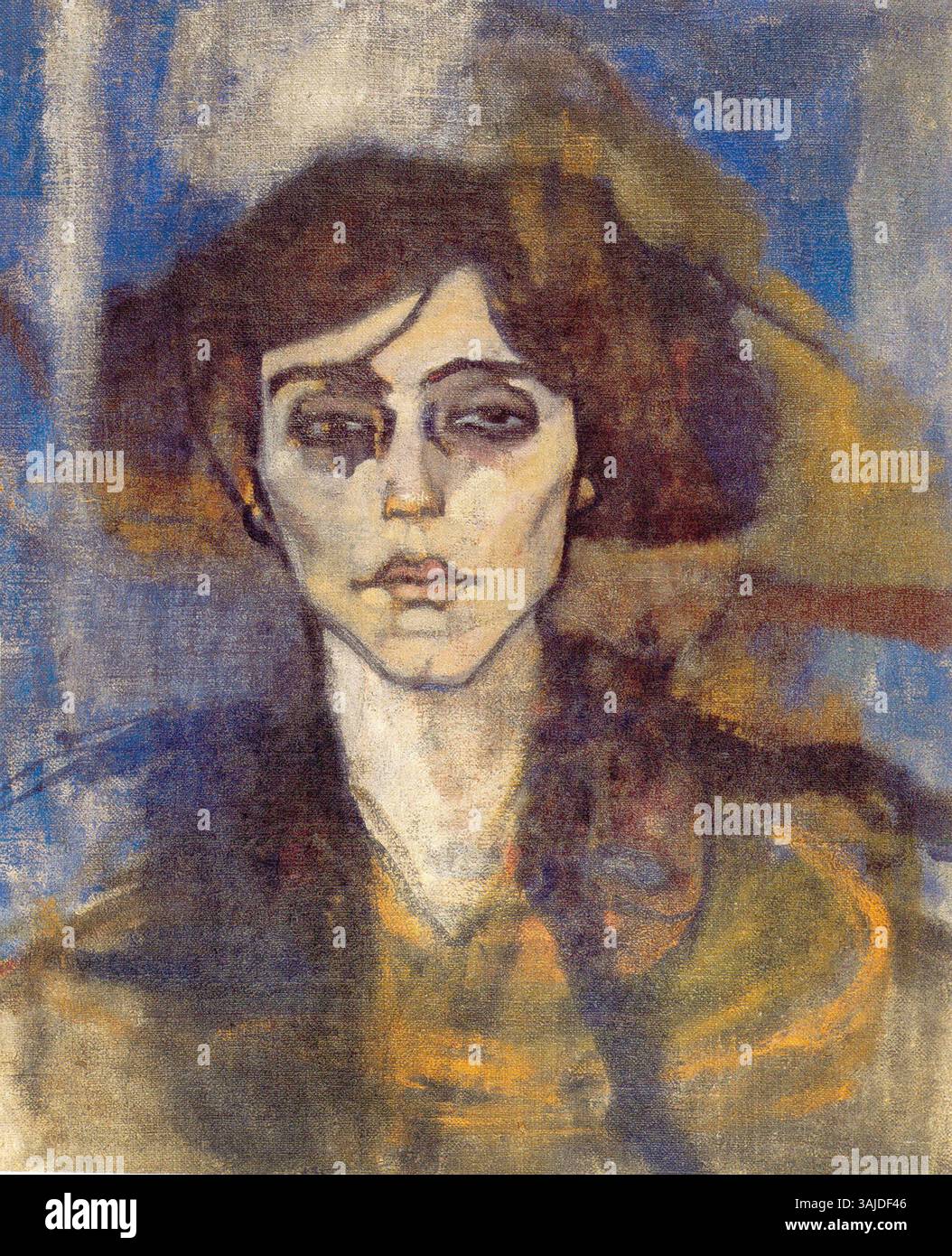 Amedeo Modigliani's 1908 portrait of Maude Abrantes is a modernist work ...