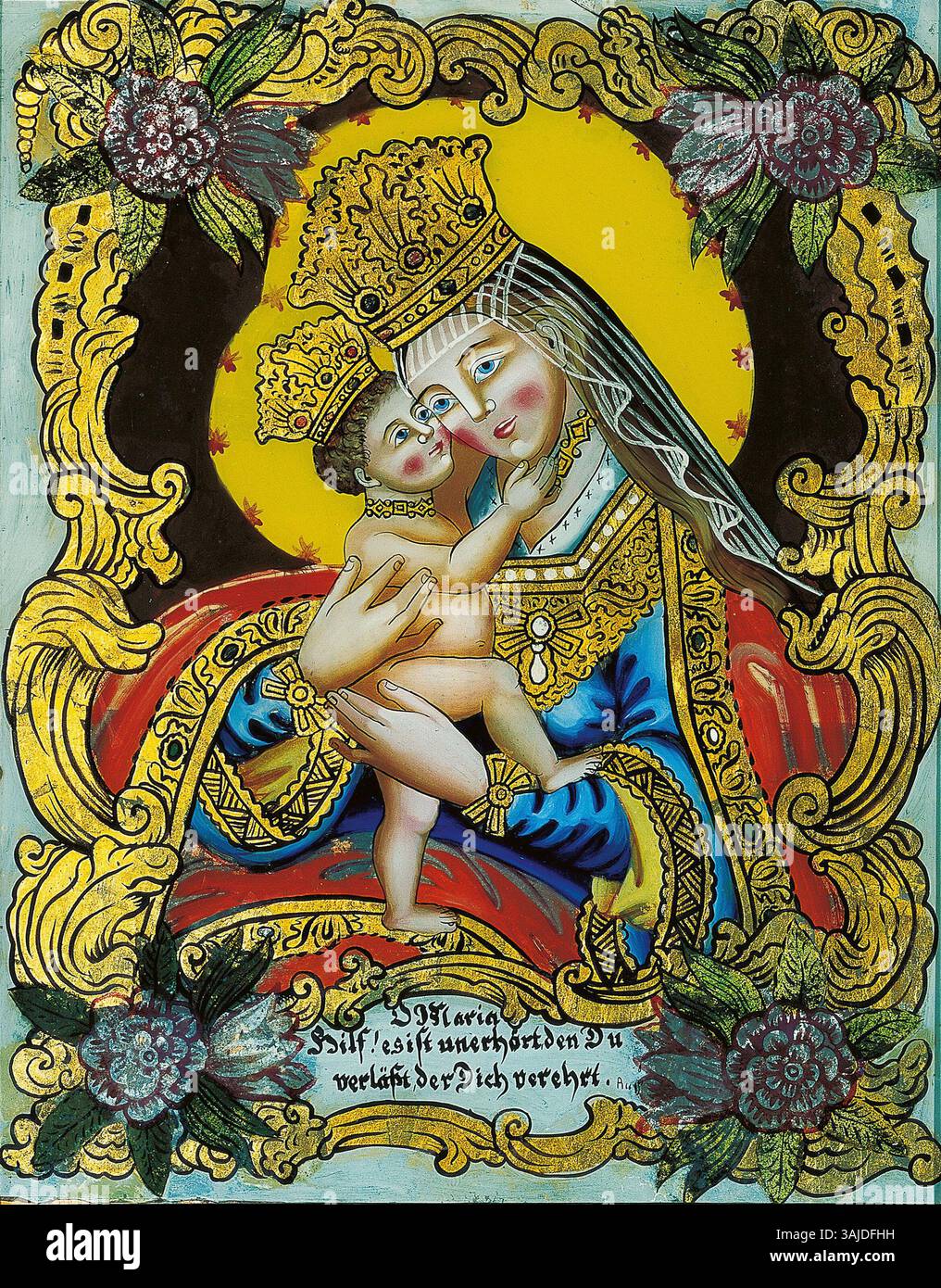 This votive image by Karl Joseph Ruff depicts the Amberger ...