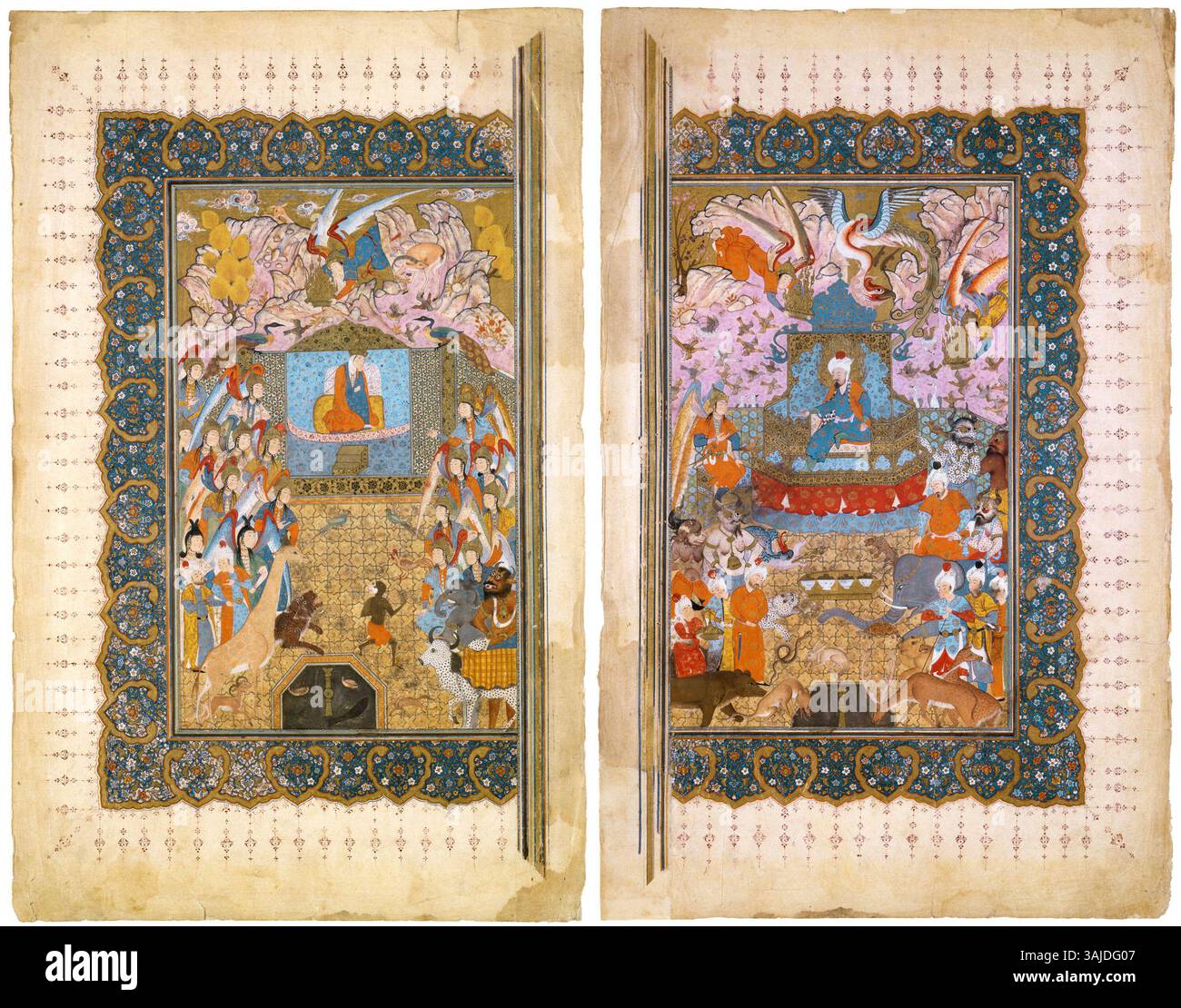 This circa 1540-1550 painting portrays King Solomon and Queen Bilqis of ...