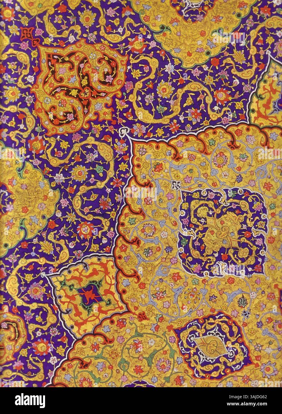 The Muraqqa-e Golshan, a 16th-century folio housed in Golestan Palace ...