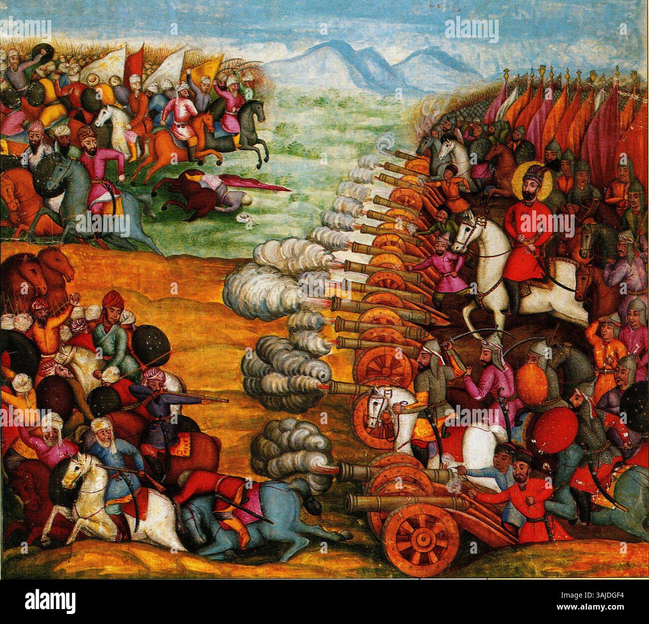*Jahangusha-ye Naderi* documents the Battle of Damghan (1729), a ...