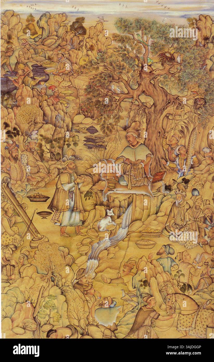 This folio from the first half of the 17th century, part of the Golshan ...