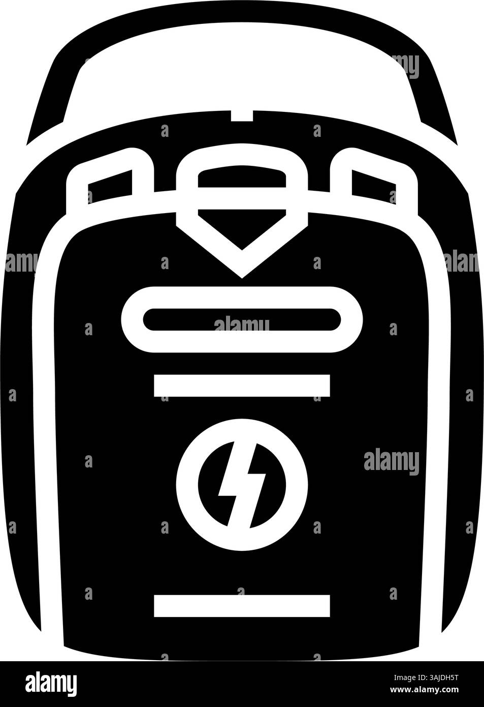 use aed first aid glyph icon vector illustration Stock Vector Image ...