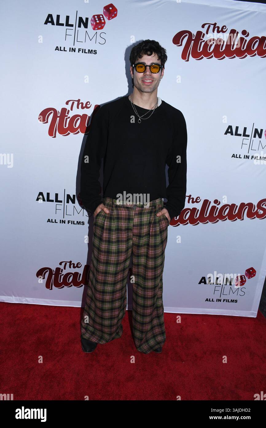 Los Angeles, California, USA 10th April 2025 Actor Sebastian Quinn ...