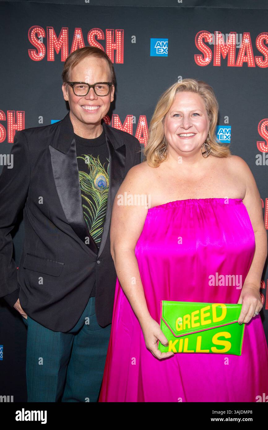 New York, United States. 10th Apr, 2025. (L-R) Jeff Hiller and Bridget ...