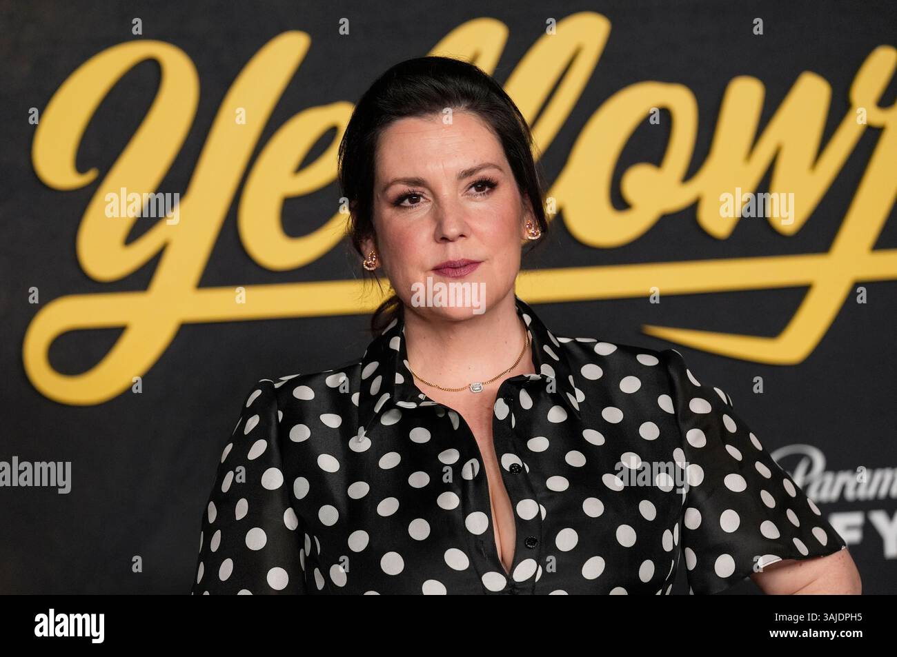 Melanie Lynskey, a cast member in "Yellowjackets," arrives at an FYC ...