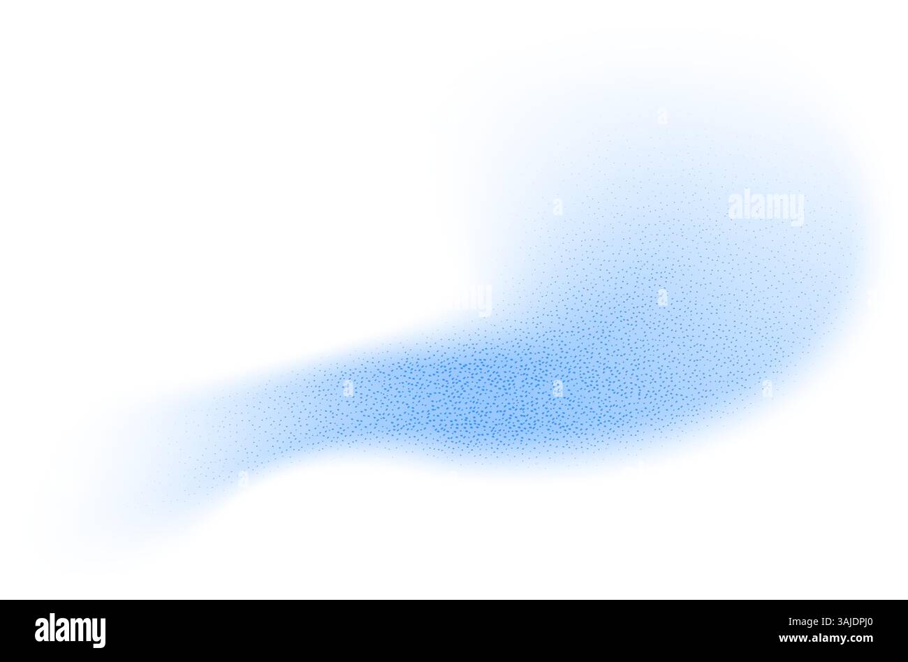 Abstract gradient shape with noise, blue blurred grainy color gradation, vibrant design element ...