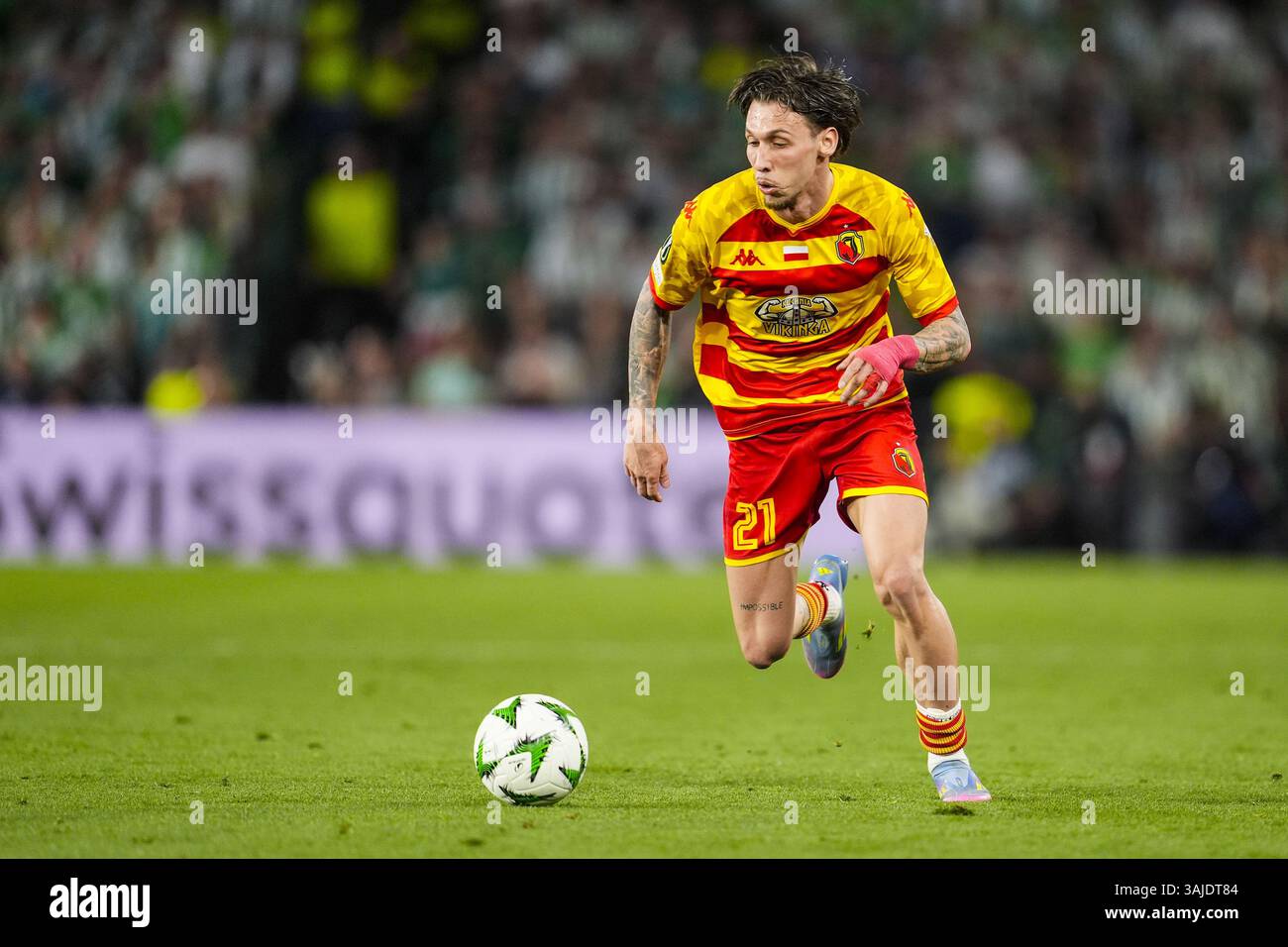 Darko Churlinov of Jagiellonia Bialystok during the UEFA Europa ...