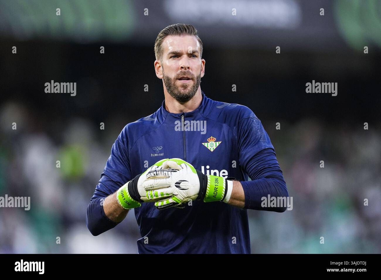 Adrian San Miguel of Real Betis ahead of the UEFA Europa Conference ...