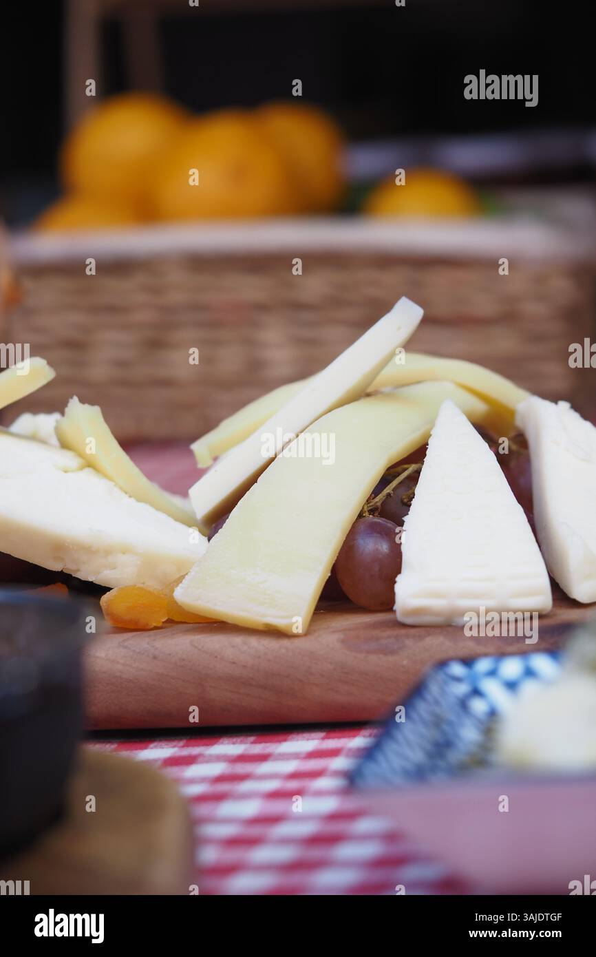 Cheese platter assorted varieties hi-res stock photography and images ...