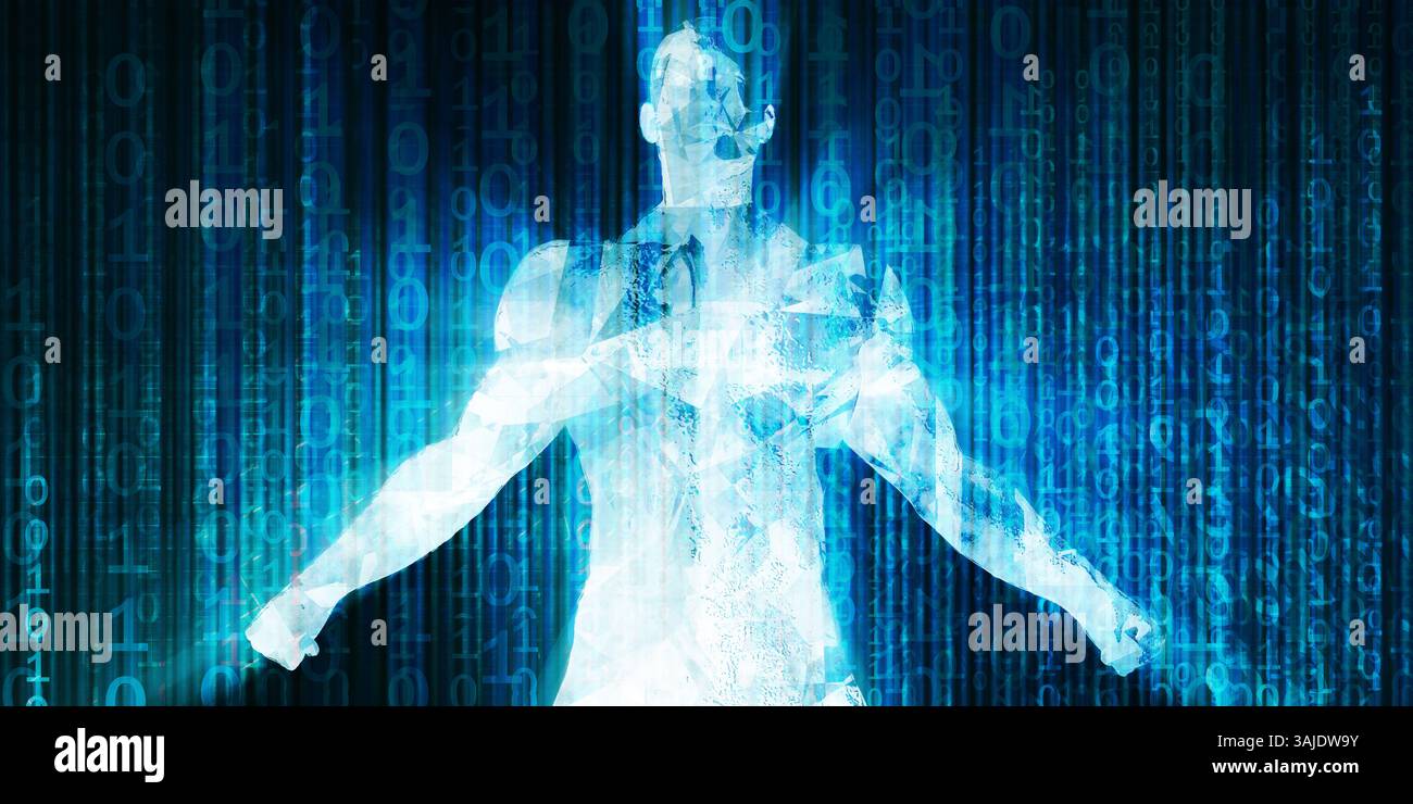 Surrounded technology constant intensive exposure hi-res stock ...
