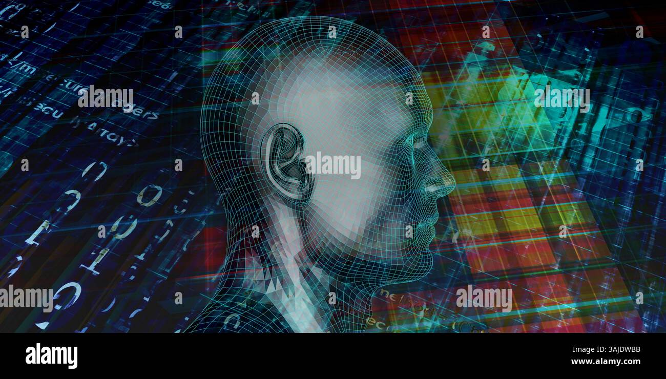 AI Processing Education Deep Learning Industry Concept Stock Photo - Alamy