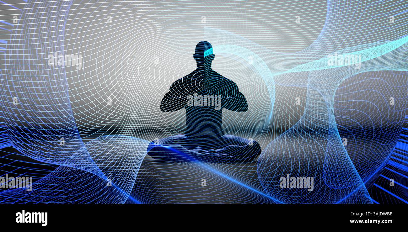 Spiritual Energy Abstract Background Healing Concept Art Stock Photo ...