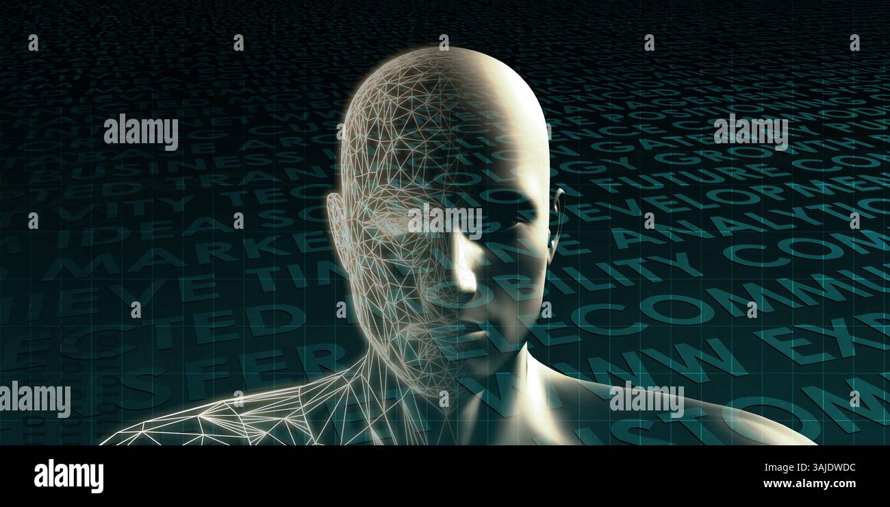 Artificial Intelligence Ai Medical Serices Science Technology Art Stock ...