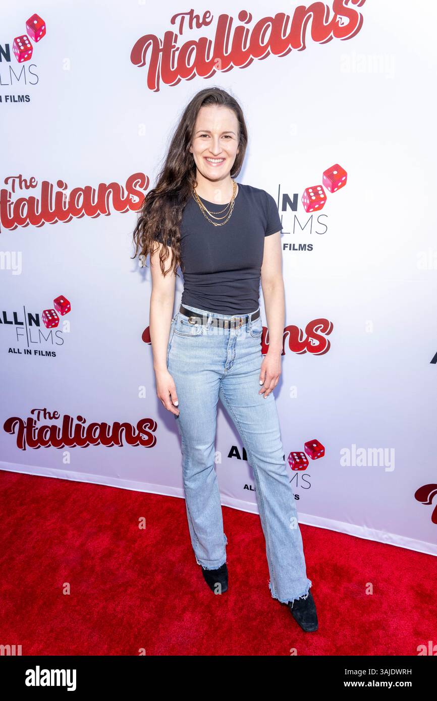 Los Angeles, USA. 10th Apr, 2025. Actress Taylor Talley attends Los ...
