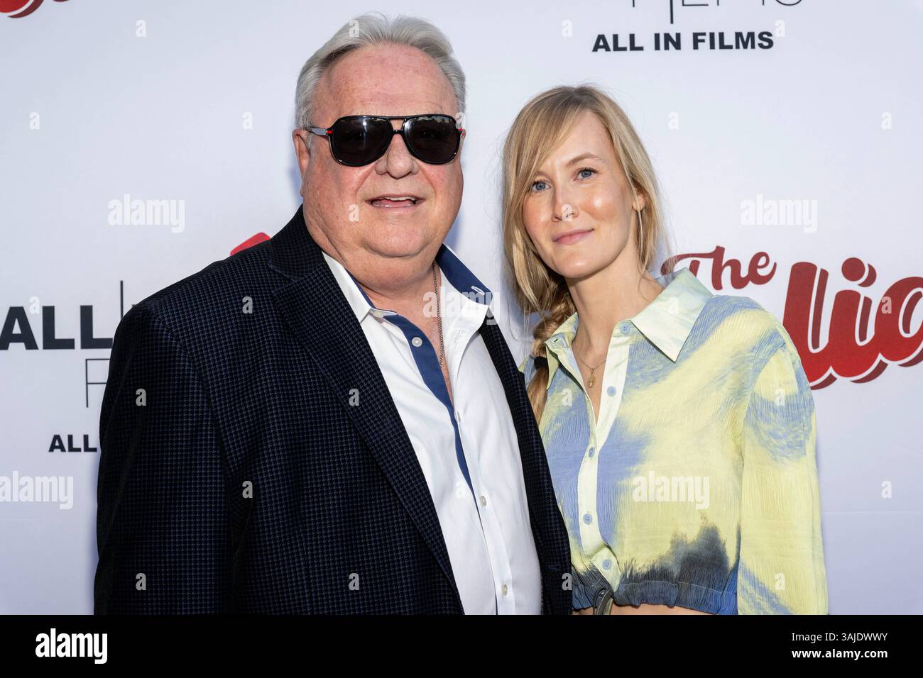 Los Angeles, USA. 10th Apr, 2025. Exec Producer John Couch with Alissa ...