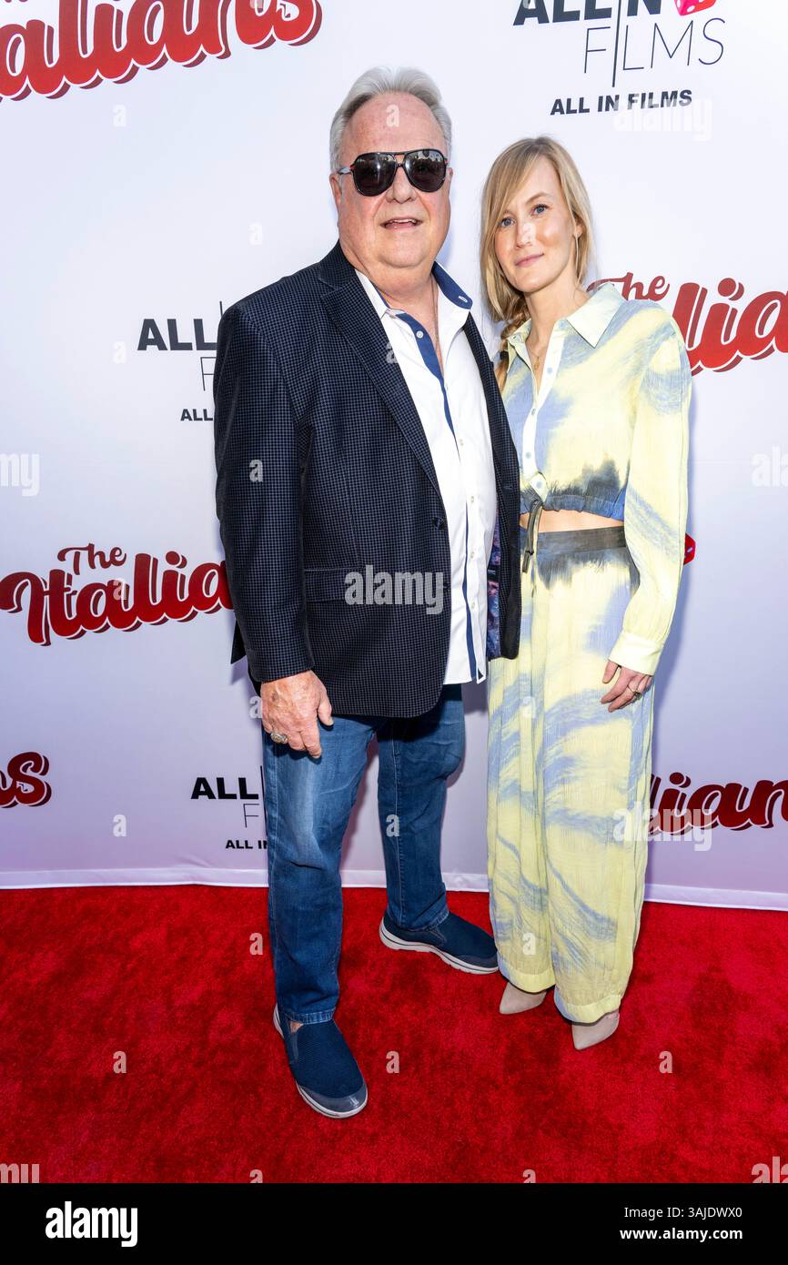 Los Angeles, USA. 10th Apr, 2025. Exec Producer John Couch with Alissa ...