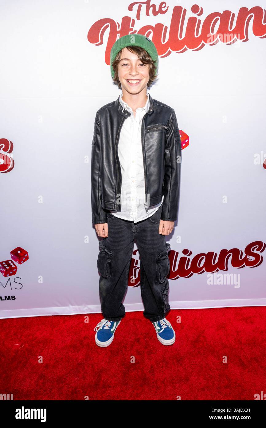 Los Angeles, USA. 10th Apr, 2025. Actor Ettore James Baccari attends ...