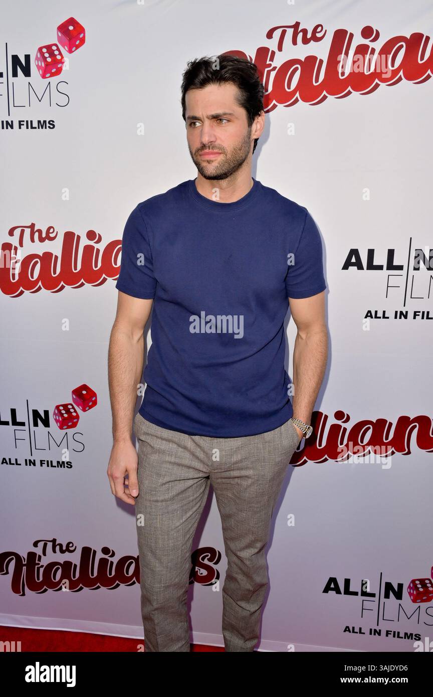 Hollywood, CA USA - April 10, 2025: Matthew Daddario attends the ...