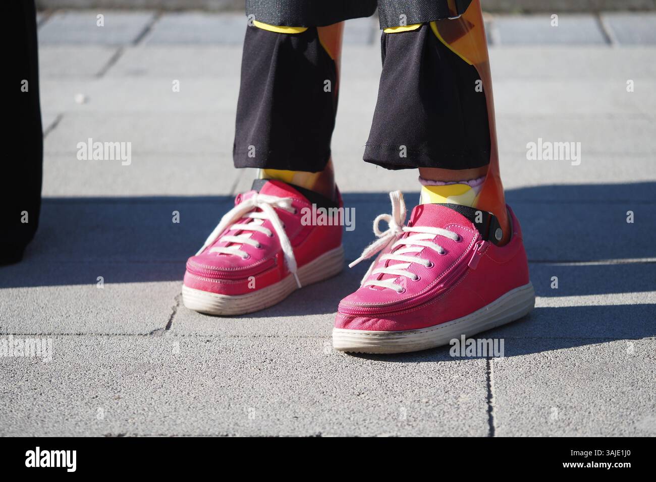 cerebral palsy leg brace on floor Stock Photo - Alamy