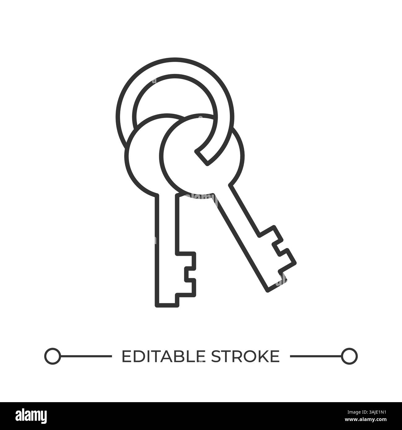 Mortgage house keys Black and White Stock Photos & Images - Alamy