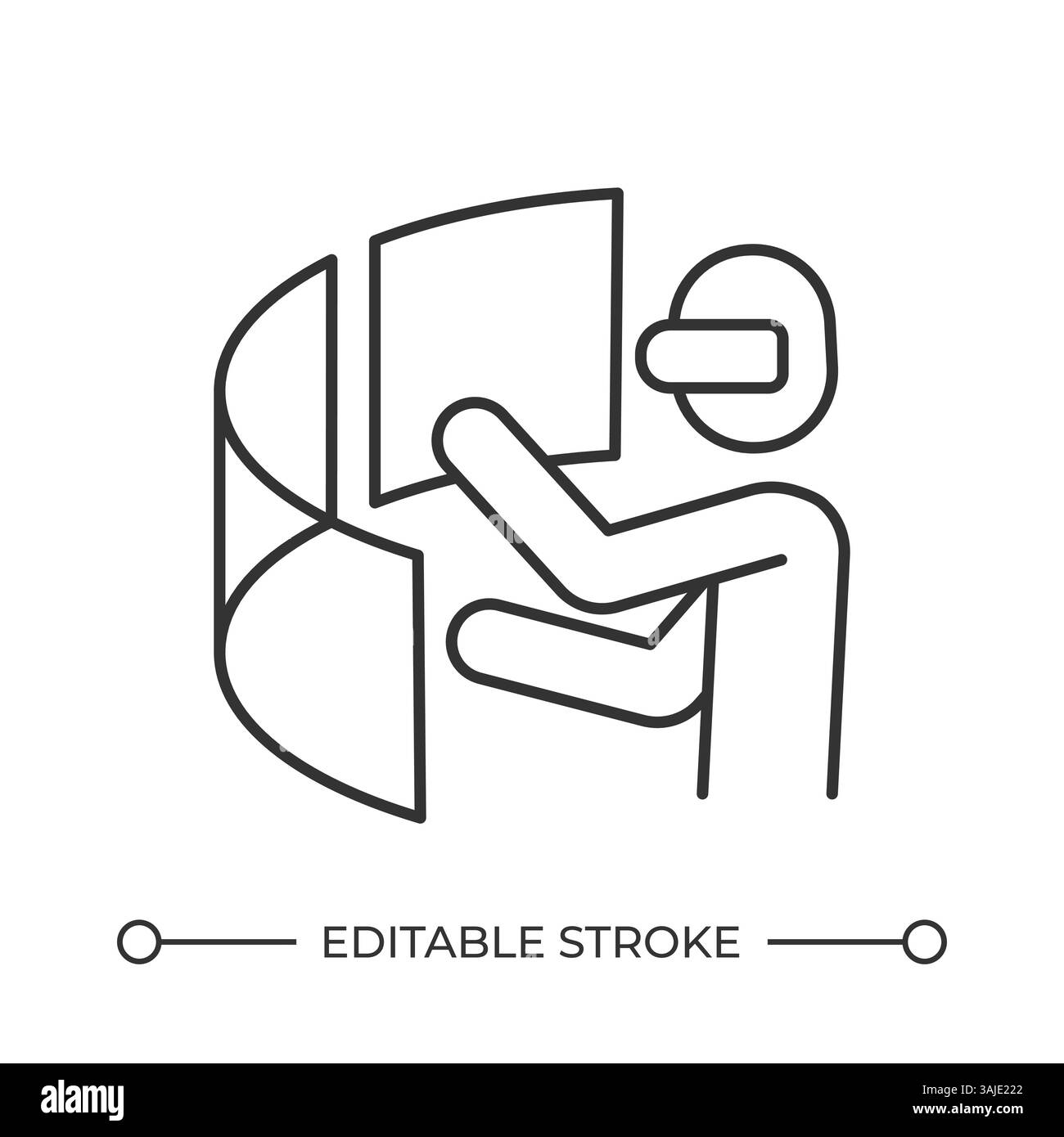 Using computer dark Black and White Stock Photos & Images - Alamy