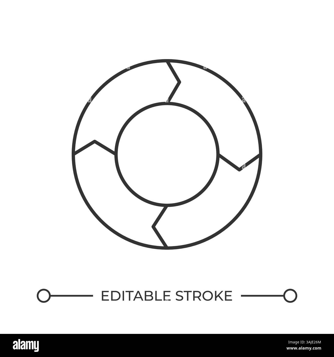 Circular sequence diagram line icon Stock Vector Image & Art - Alamy