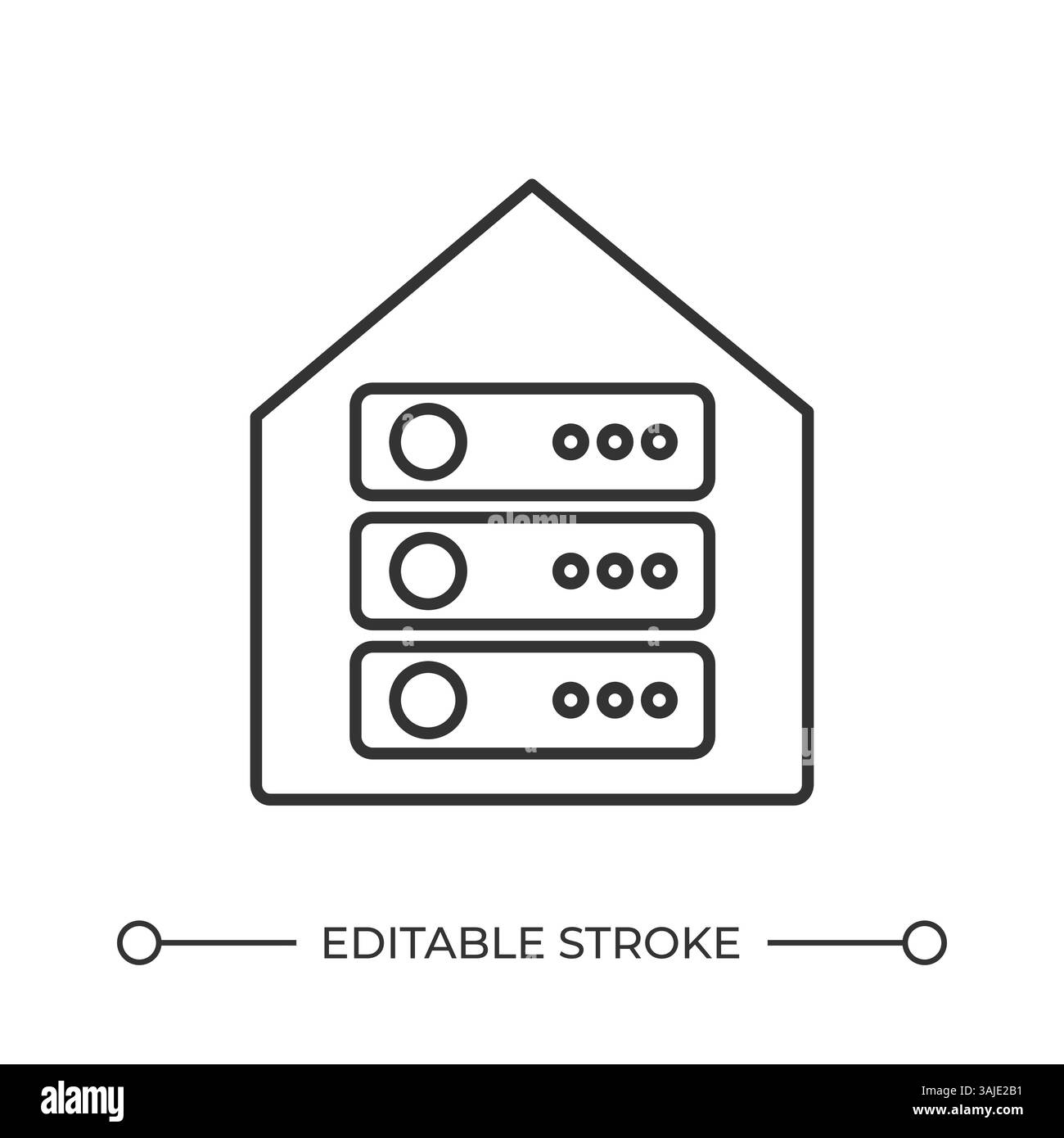 Digital data center line icon Stock Vector Image & Art - Alamy