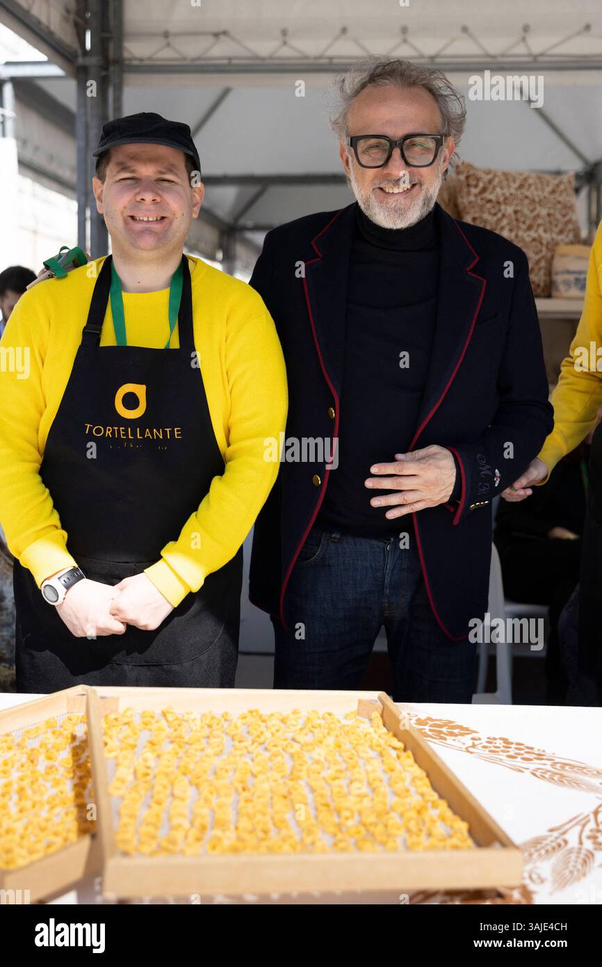 Ravenna, Italy. 10th Apr, 2025. RAVENNA, ITALY - APRIL 10: Italian chef ...