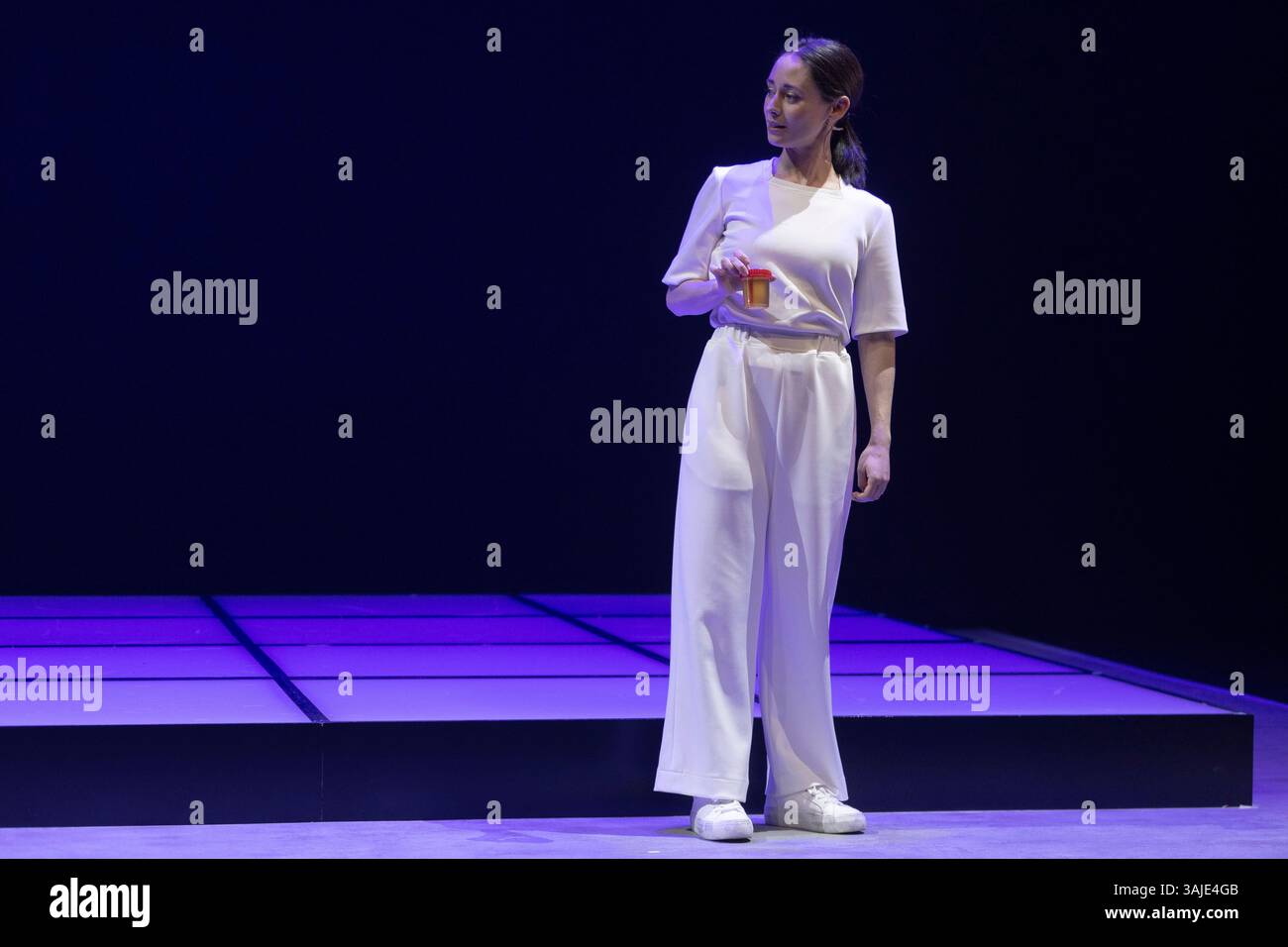 Madrid, Spain. 09th Apr, 2025. Elena Rivera performs on stage 'El ...