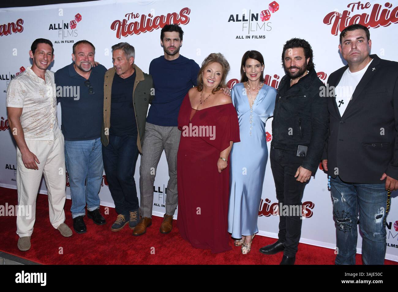 Los Angeles, California, USA 10th April 2025 (L-R) Darren Weiss, David ...