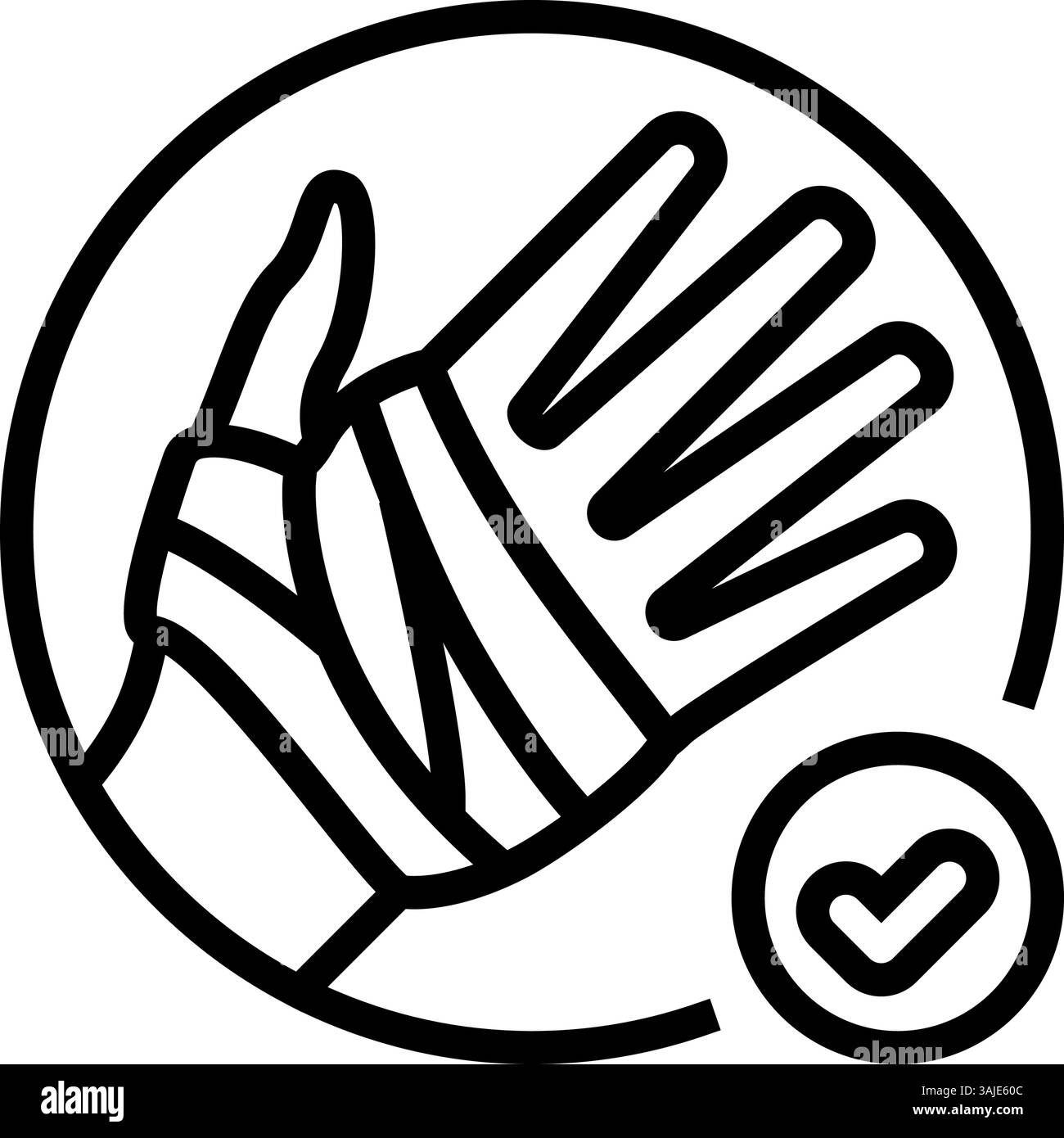 control bleeding gauze bandages line icon vector illustration Stock ...