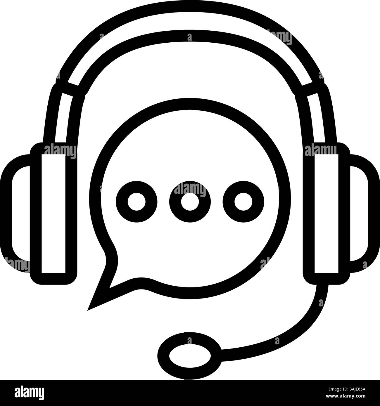 customer support information line icon vector illustration Stock Vector ...